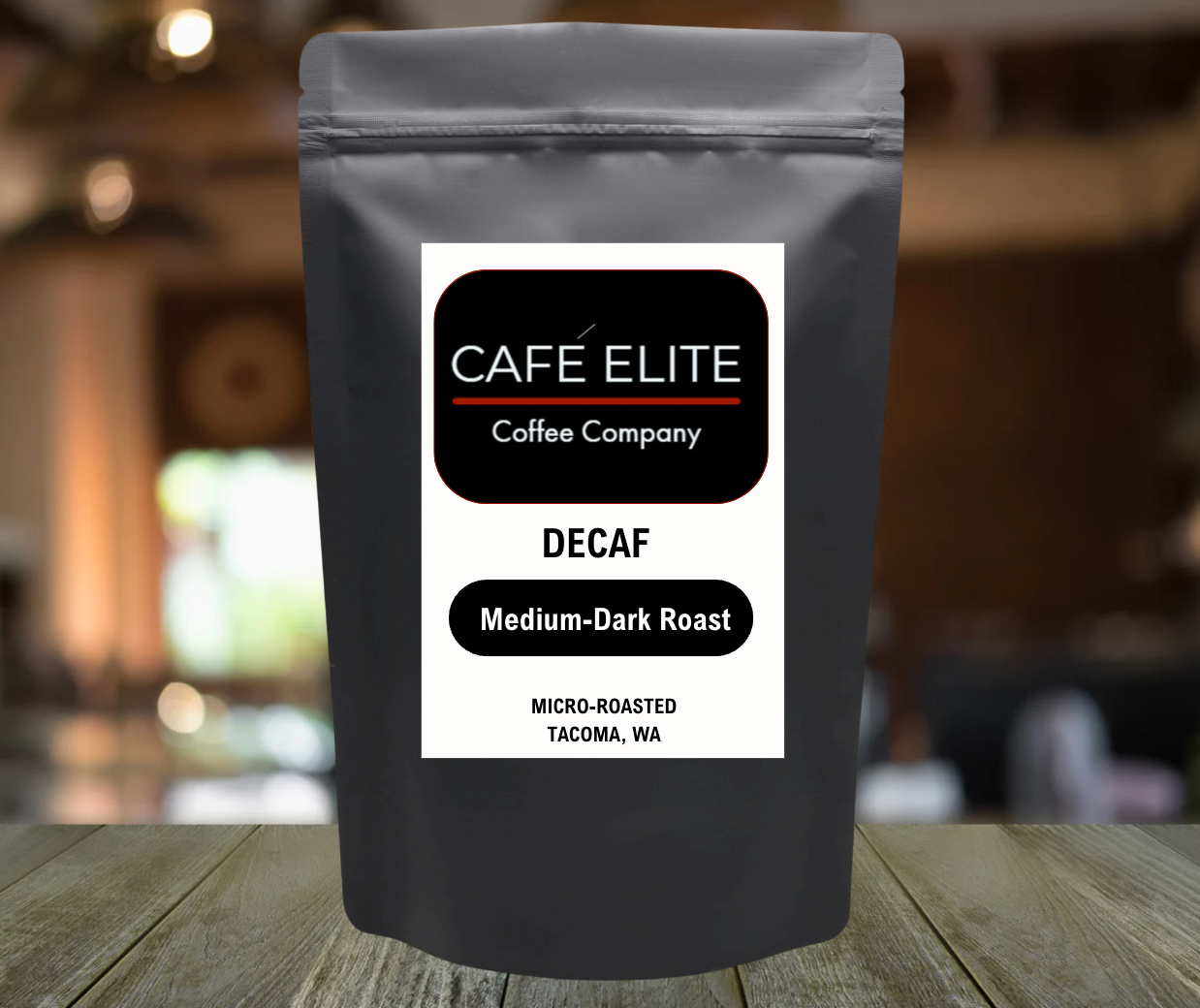 Decaf Blend Cafe Elite Coffee 16oz Bag | Cafe Elite Coffee Company