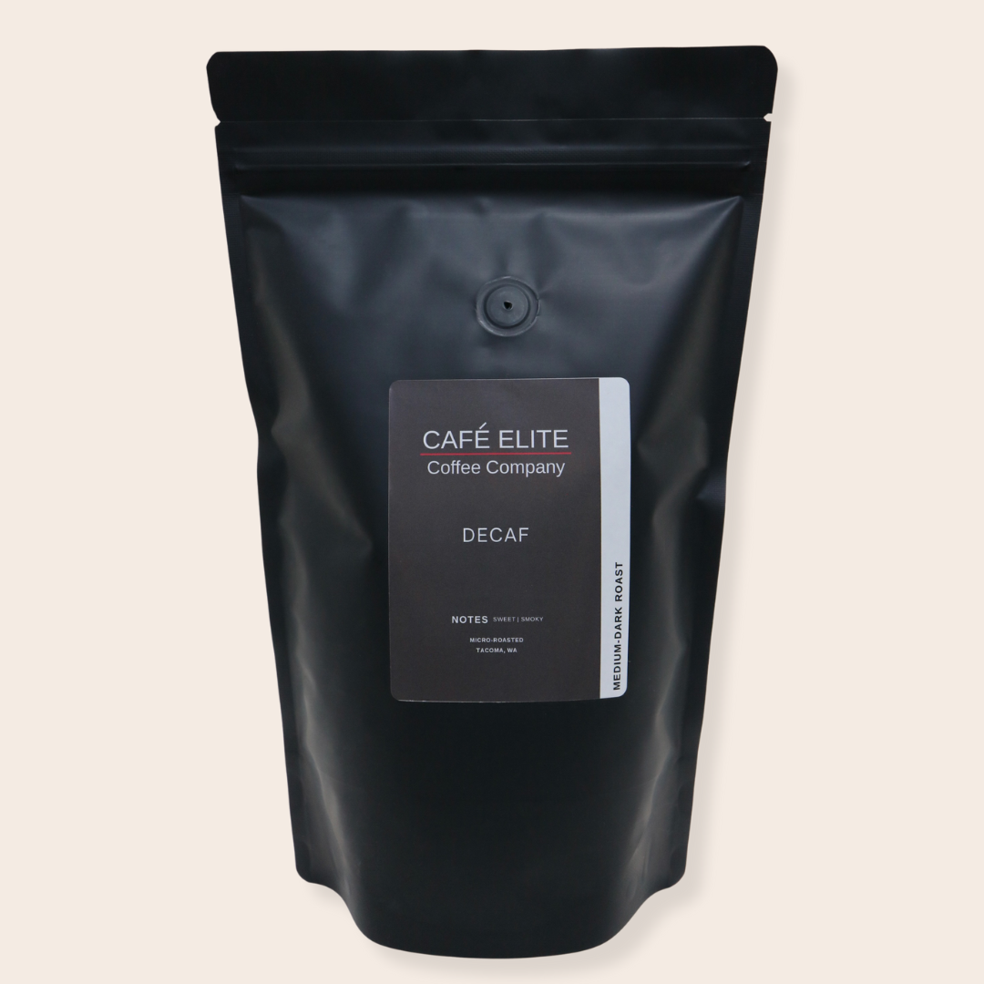 Decaf Blend Cafe Elite Coffee 16oz Bag | Cafe Elite Coffee Company